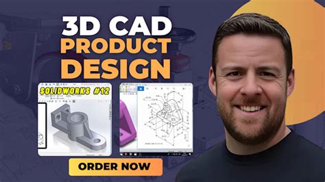 Create 3d Cad Design And 3d Product Design Modeling And Rendering In