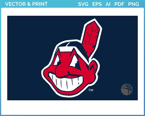 Cleveland Indians Logo Vector Cleveland Indians Logo Outline