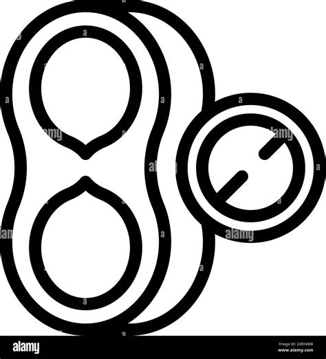 Icon Of A Rangefinder Using Laser Technology To Determine Distance For Precise Targeting Stock