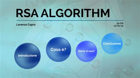 RSA ALGORITHM By Lorenzo Capra On Prezi