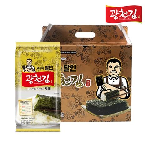 달인 광천김 선물세트 8호 2세트 구성