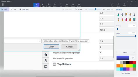 Material Profile Import File Extension · Issue 16334 · Ultimakercura