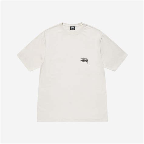 스투시 캘리포니아 그로운 피그먼트 다이드 티셔츠 내츄럴 Stussy Kream