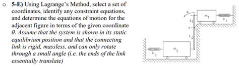 Solved O E Using Lagrange S Method Select A Set Of Chegg