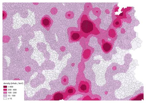 kernel spatial smoothing transforming points pattern to