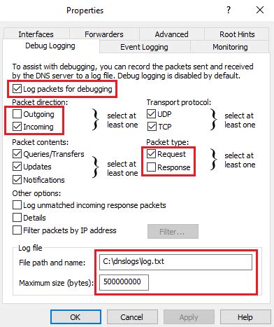 Enabling DNS Log Enrichment On Windows Server Secutec Support Portal