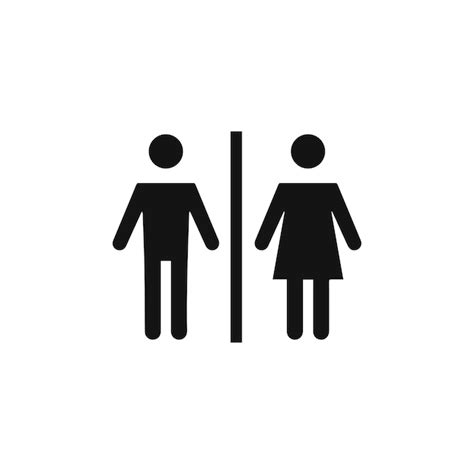 Premium Vector Restroom Icon Isolated On White Background