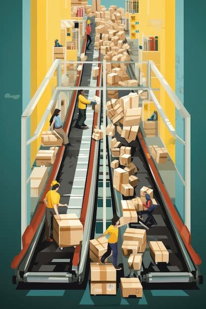 Premium Ai Image Logistic Animation Art