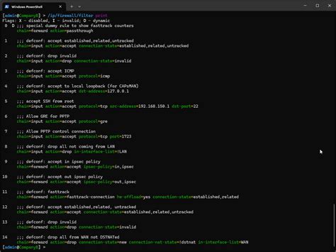 configuring firewall rules for vpn