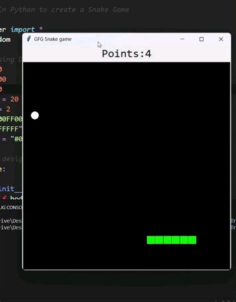 Build And Code A Classic Snake Game Using Tkinter Python Coding