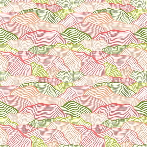 Premium Vector Seamless Pattern With Wavy Scale Texture