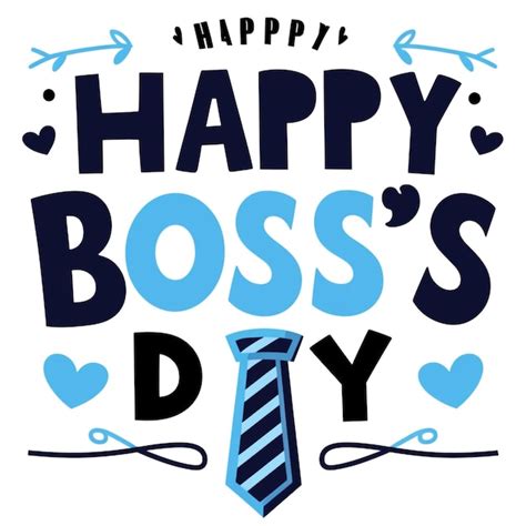Happy Bosss Day Poster Vector Premium Ai Generated Image