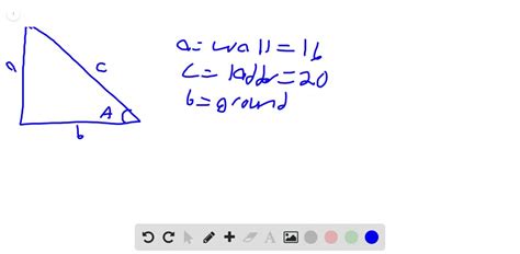 Solvedwrite A Program To Determine The Length Of A Ladder Required To