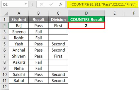 Countifs In Excel How To Use Countifs Formula In Excel