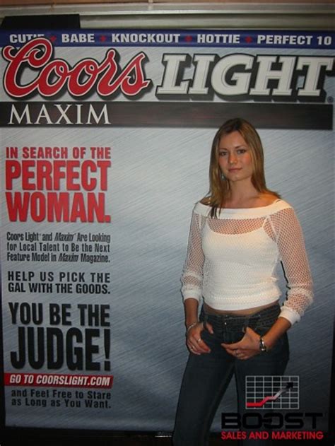 Coors Light Maxim Girl Search Beer Promotions Part