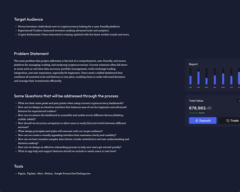UX Case Study Cryptocurrency Behance