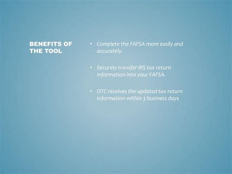 How To Use The Irs Data Retrieval Tool On Fafsa Livewell