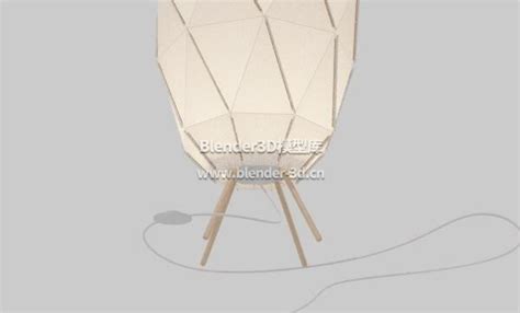 Blender Ikea落地灯3d模型素材资源免费下载 Blender3d模型库