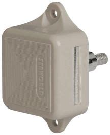 Medium Push Button Spring Lock White Osculati