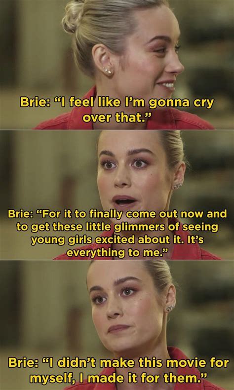Inspiring Brie Larson Captain Marvel Quotes Marvel Quotes Brie