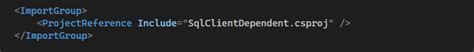 C Systemdatasqlclient Packagereference Does Not Flow Between Project References Stack
