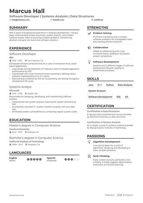 Computer Science Resume Examples Guide For