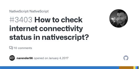 How To Check Internet Connectivity Status In Nativescript · Issue