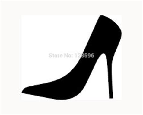 Stiletto High Heel Shoe Vinyl Decal Sticker Sticker Graphic Etsy
