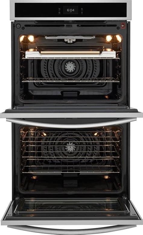 Frigidaire Gallery 30 Double Wall Oven With Stone Baked Pizza In
