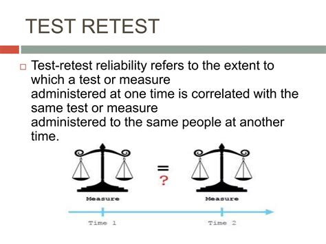 Reliability And Its Types Split Half Method And Test Retest Methods PPT