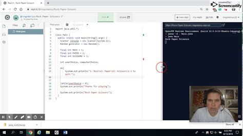 Rock Paper Scissors Using Java Youtube