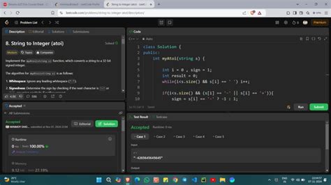 Minmoy Dholey On Linkedin 100daysofcode Coding Leetcode