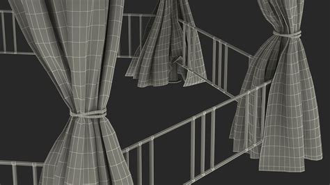 Garden Fabric Canopy 3d Model 34 3ds Blend C4d Fbx Max Ma Lxo