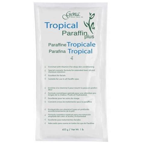 Gena Tropical Paraffin Wax 1lb Ogden Beauty Supply