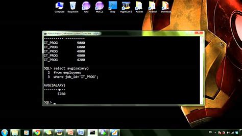 Oracle Sql 16 Avg Sum Min Max Youtube Youtube