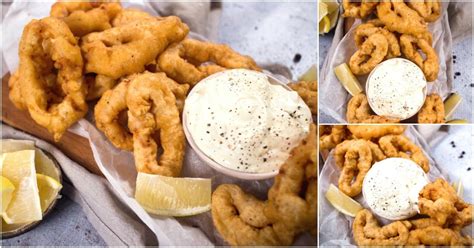 Tempura Batter Fried Calamari Recipe Scrambled Chefs