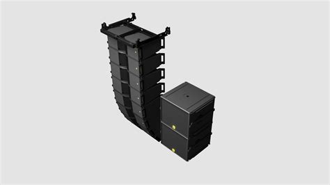 Concert Sound Systems Line Array KARA II D Model TurboSquid