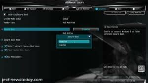 How To Enable Or Disable Secure Boot On ASRock Motherboard