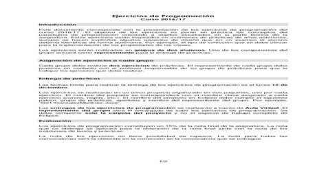 Presentacion Ejerciciosprogramaciondis Um Es Docencia Poo Wiki Fetch Php