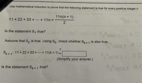 Solved Use Mathematical Induction To Prove That The