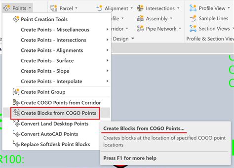 solved is there a way to convert cogo points to blocks autodesk community