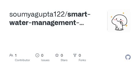 Github Soumyagupta122smart Water Management System Using Iot