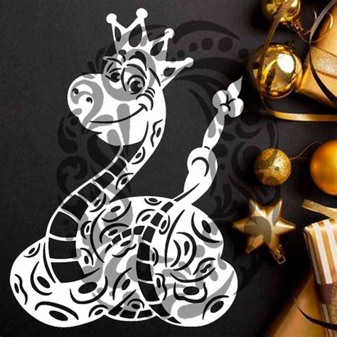 Вытынанки на год Змеи 2025 шаблоны вырезалки на окна New Years