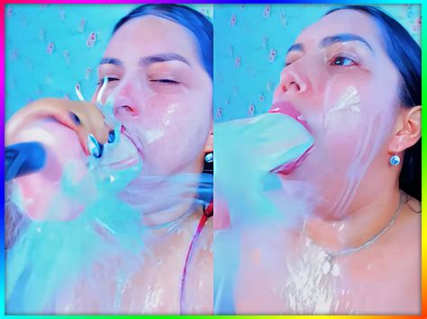 Sexy Camgirl Big Puke Eruptions