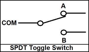 SPDT Toggle Switch Pinout Connections How To Use It Datasheet