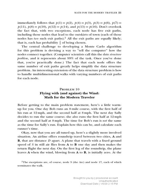 Nahin Paul J How To Fall Slower Than Gravity And Other Everyday