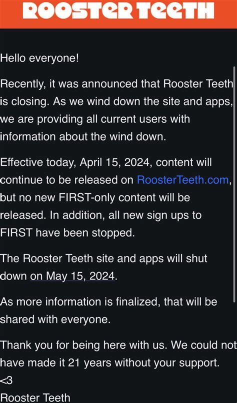 Rooster Teeth Website Shuts Down May Rooster Teeth Know Your Meme