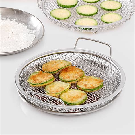 올스텐 핸들형 채반 접시 세트 22cm 메쉬트레이 튀김망 트레이 접시 감도 깊은 취향 셀렉트샵 29cm