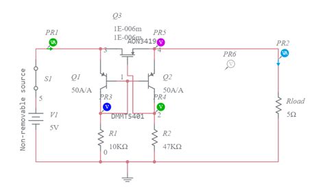 Test Circuit Multisim Live