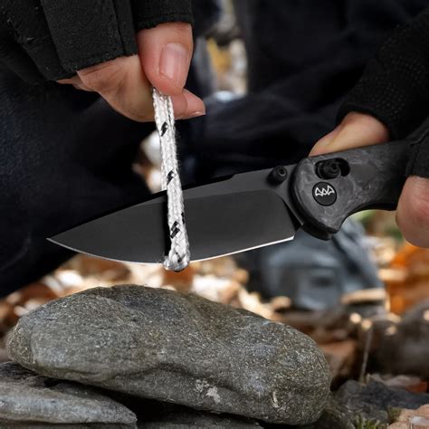 Wixco Drax Ii Grey Carbon Fibre Folding Pocket Knife